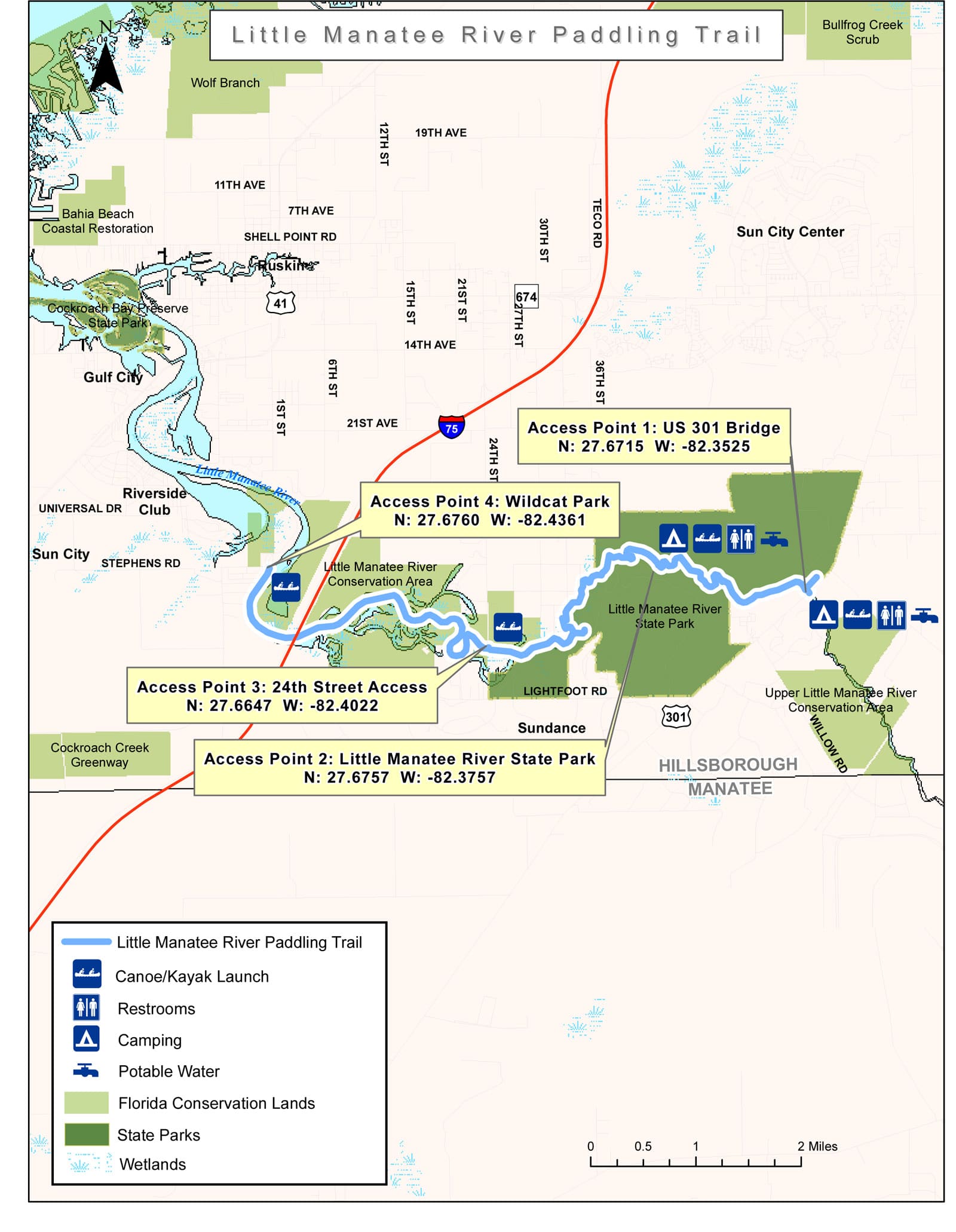 Little Manatee River State Park: Glorious kayaking, hiking, camping