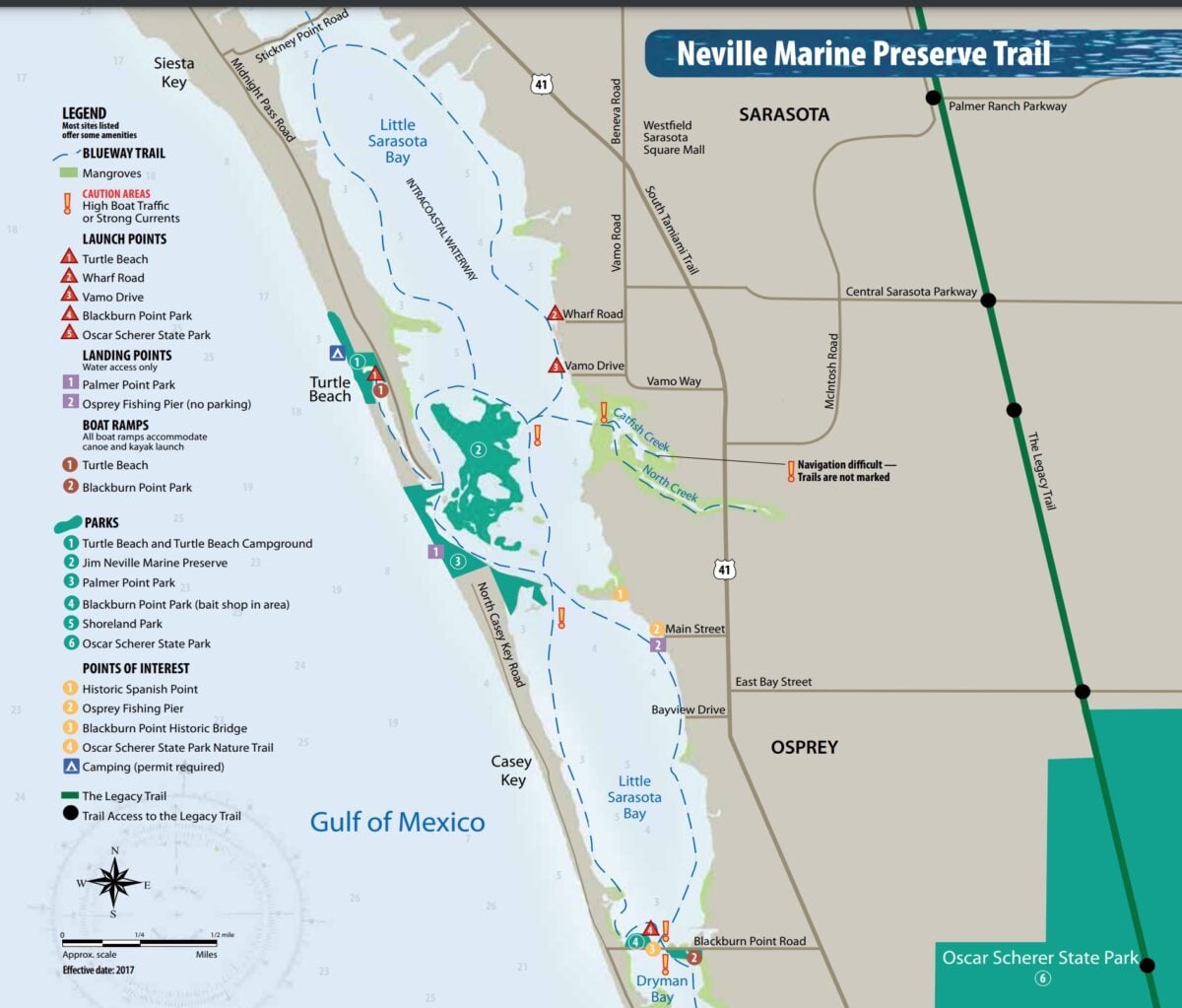 Siesta Key kayaking trail is a serene paddle to Hidden Beach