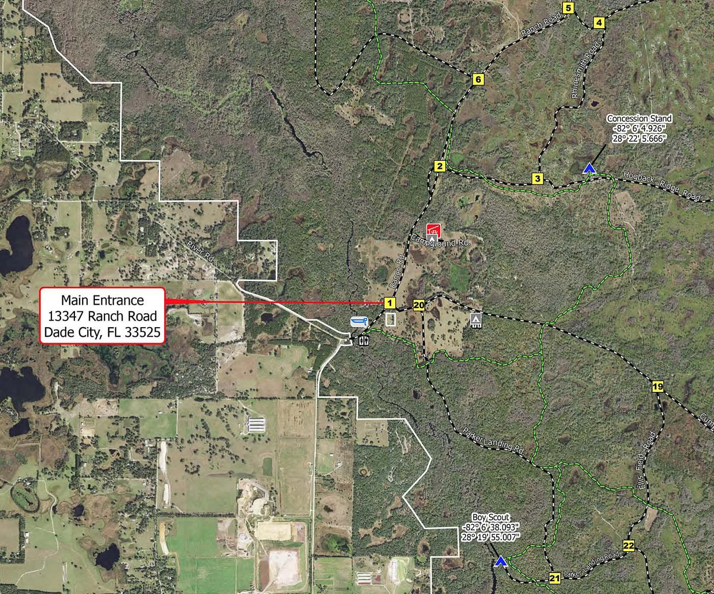 Withlacoochee River Park: Green swamp, dark skies | floridarambler.com