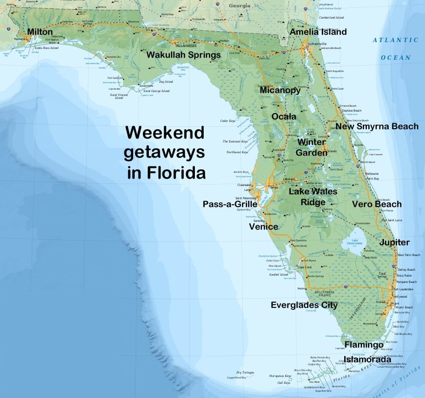 15 weekend getaways in Florida: Find the authentic & natural