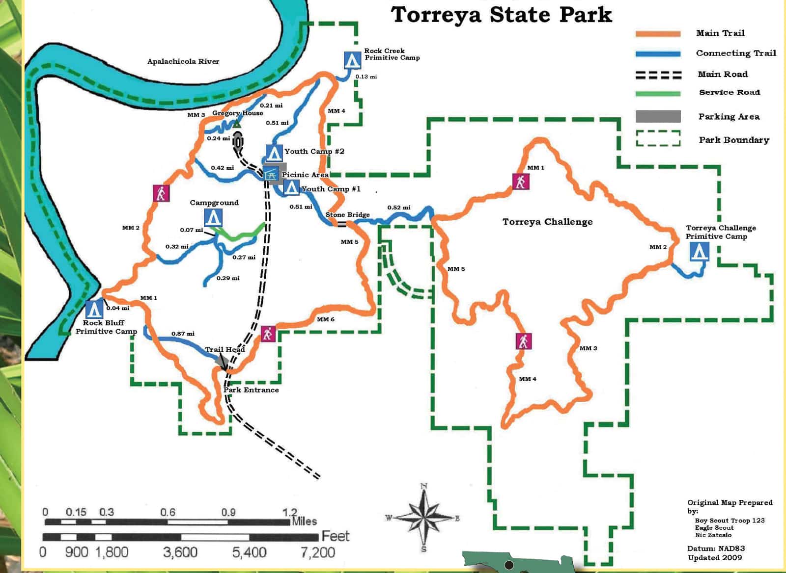 Torreya State Park: Unusual scenery, rare tree, top camping